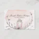 Perfume Fragrance Essential Oils Signature Script Business Card | Zazzle