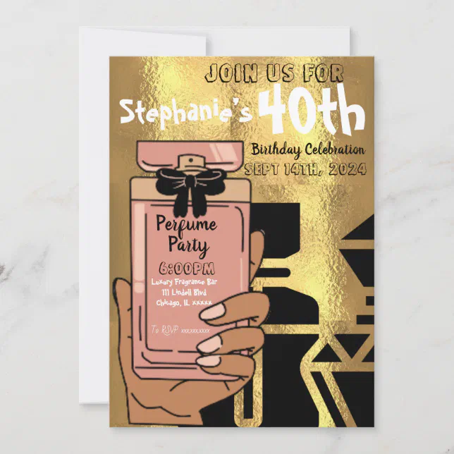 Perfume Party Invitation | Zazzle