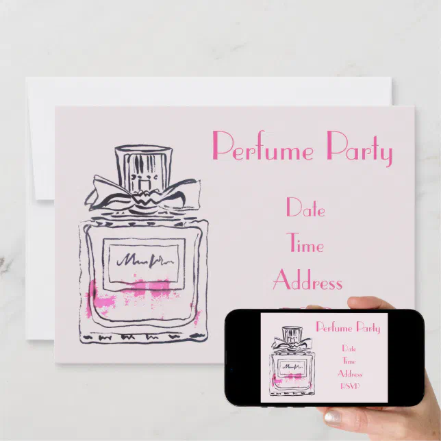 Perfume party plan party invitation | Zazzle