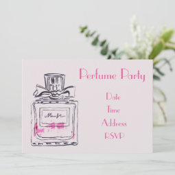 Perfume party plan party invitation | Zazzle