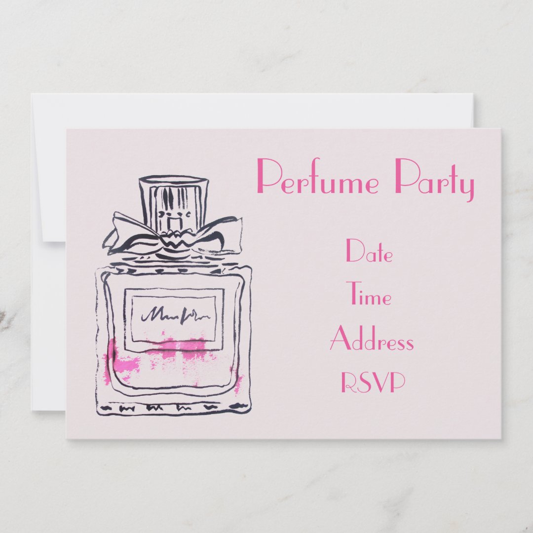 Perfume party plan party invitation | Zazzle