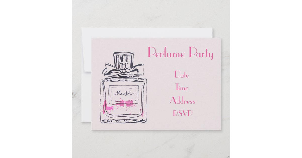 Perfume party plan party invitation | Zazzle