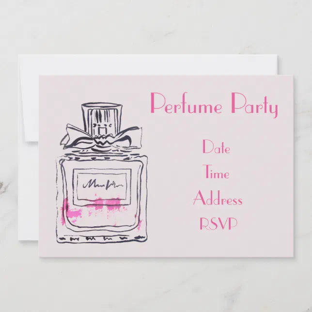 Perfume party plan party invitation | Zazzle