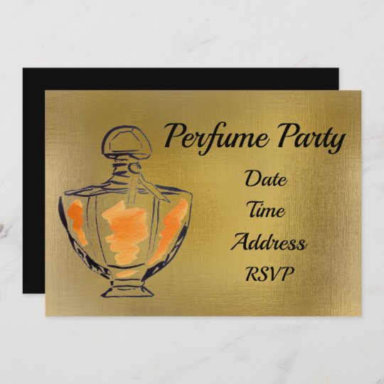 Perfume party plan party invitation | Zazzle.com