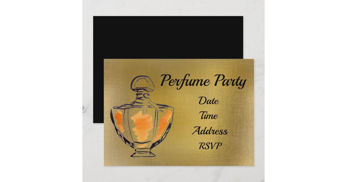 Perfume party plan party invitation | Zazzle