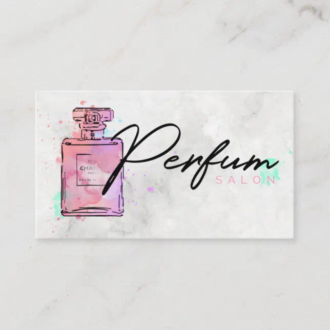 Perfume Salon Business Card | Zazzle