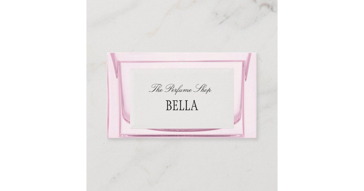 Perfume Shop Business Card | Zazzle