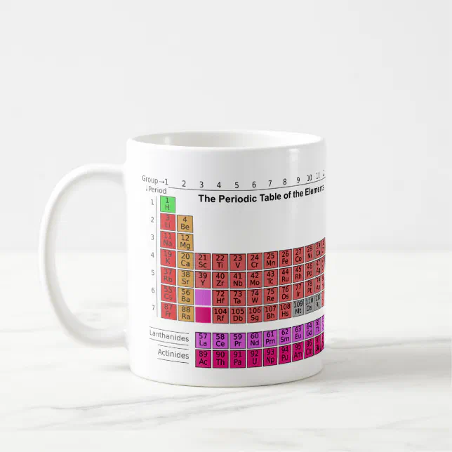Periodic Table and DNA Codon Wheel Chemistry Coffee Mug | Zazzle