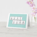 Periodic Table Birthday Card | Zazzle