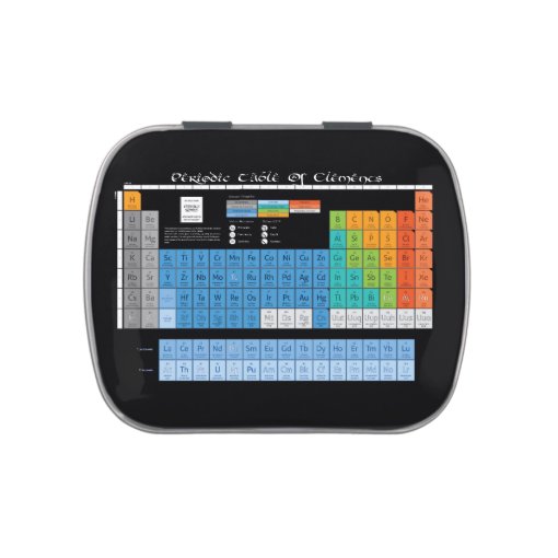 Periodic Table Candy Tin | Zazzle