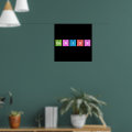 Periodic table chemistry fun poster | Zazzle