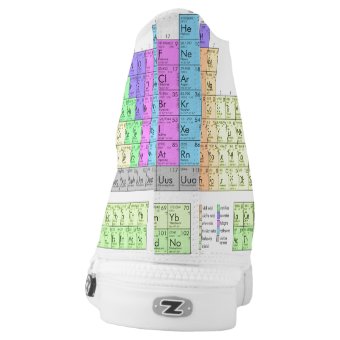 Periodic Table High-Top Sneakers | Zazzle