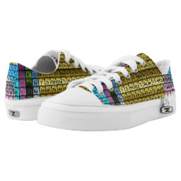 Periodic Table Low-Top Sneakers | Zazzle