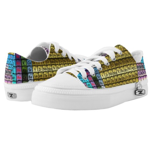 Periodic Table Low-Top Sneakers | Zazzle