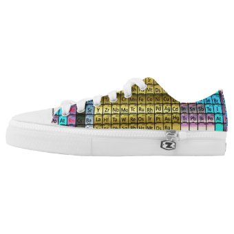 Periodic Table Low-Top Sneakers | Zazzle