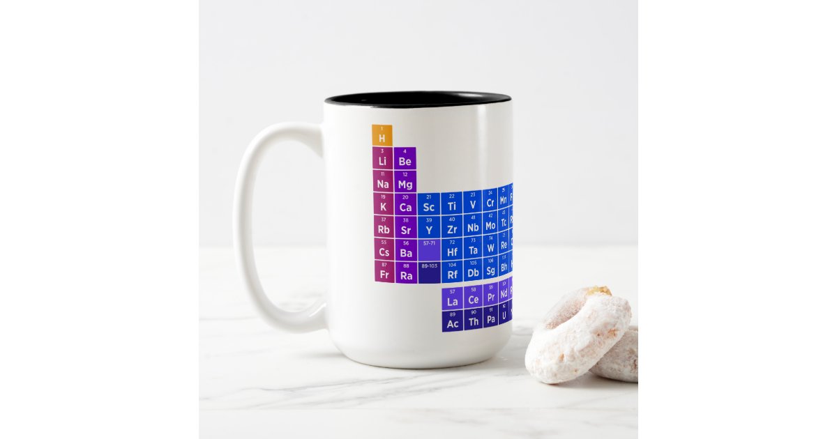 Periodic Table of Elements Coffee Mug | Zazzle.com