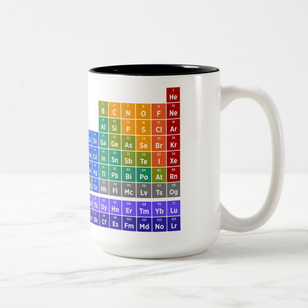 Periodic Table of Elements Coffee Mug | Zazzle