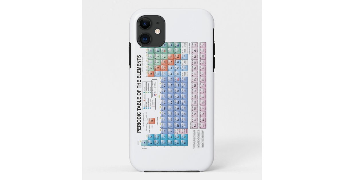 Periodic Table of Elements Fully Updated Case-Mate iPhone Case | Zazzle