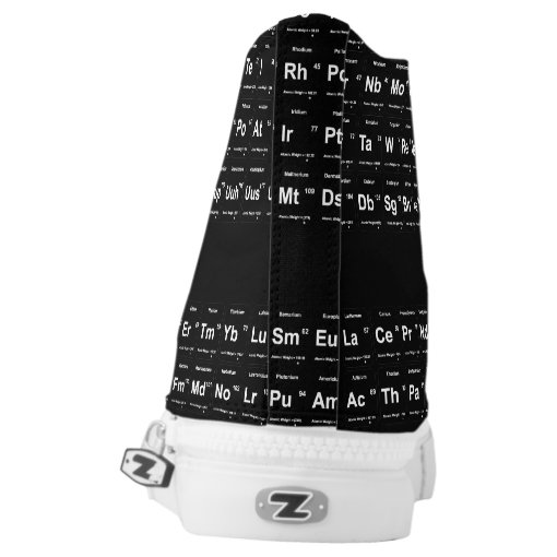 Periodic Table of Elements High-Top Sneakers | Zazzle