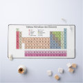 Periodic Table of Elements in French Desk Mat | Zazzle
