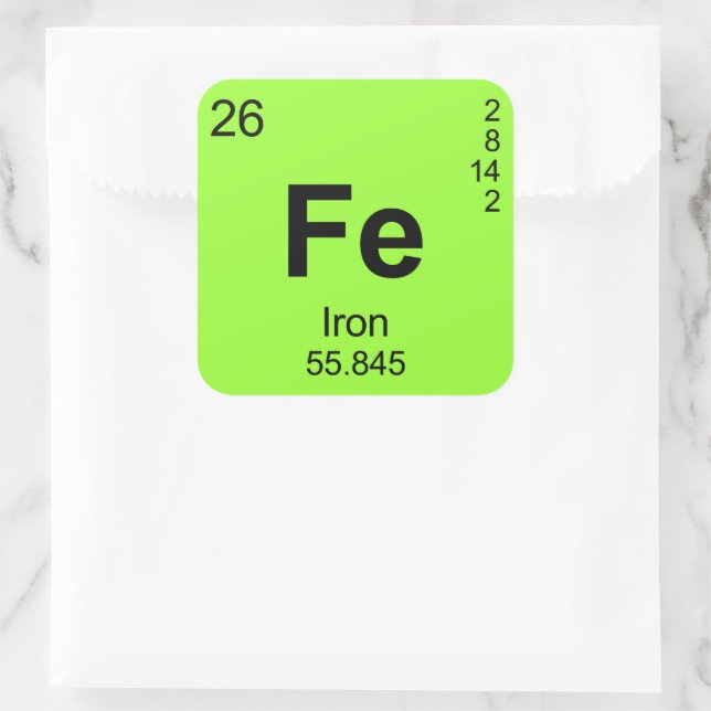Iron Periodic Table Square