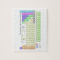 Periodic table of elements jigsaw puzzle | Zazzle