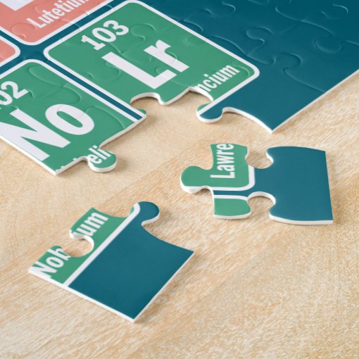 Periodic Table of Elements Jigsaw Puzzle | Zazzle