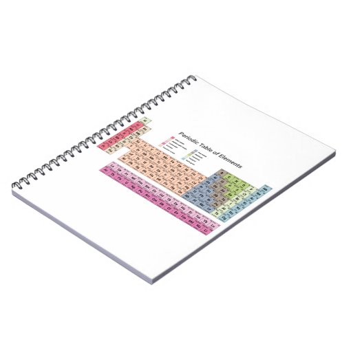 Periodic Table of Elements Notebook | Zazzle
