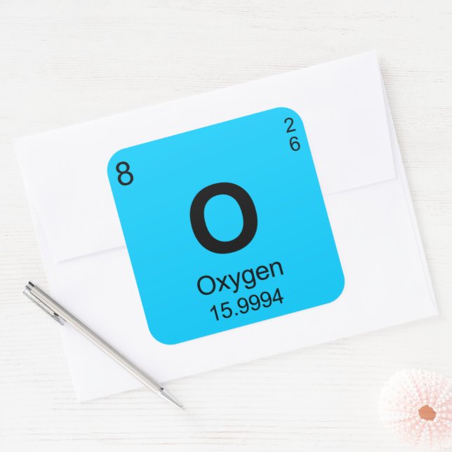 Oxygen Periodic Table Square