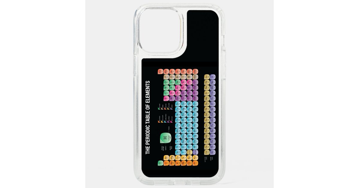 Periodic table of elements speck iPhone 12 pro max case | Zazzle