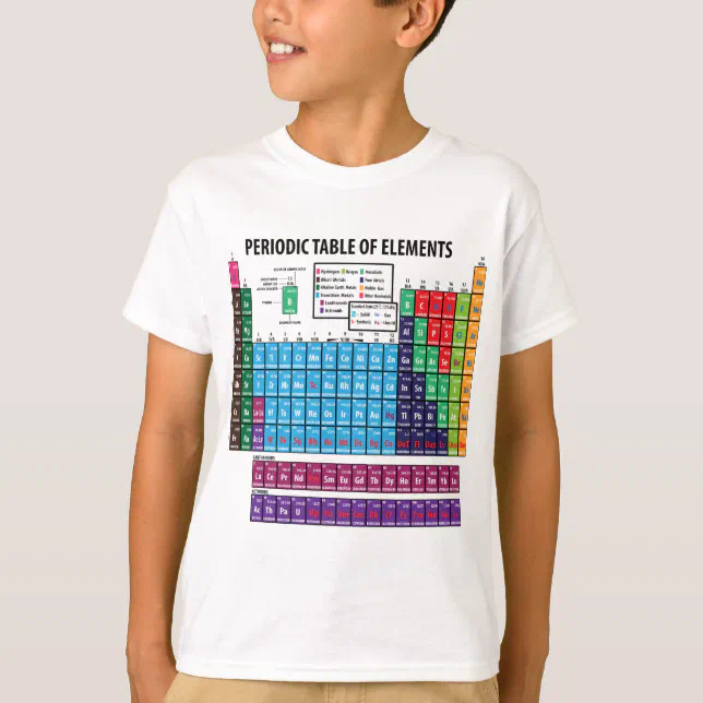 Periodic Table Of Elements T-Shirt | Zazzle