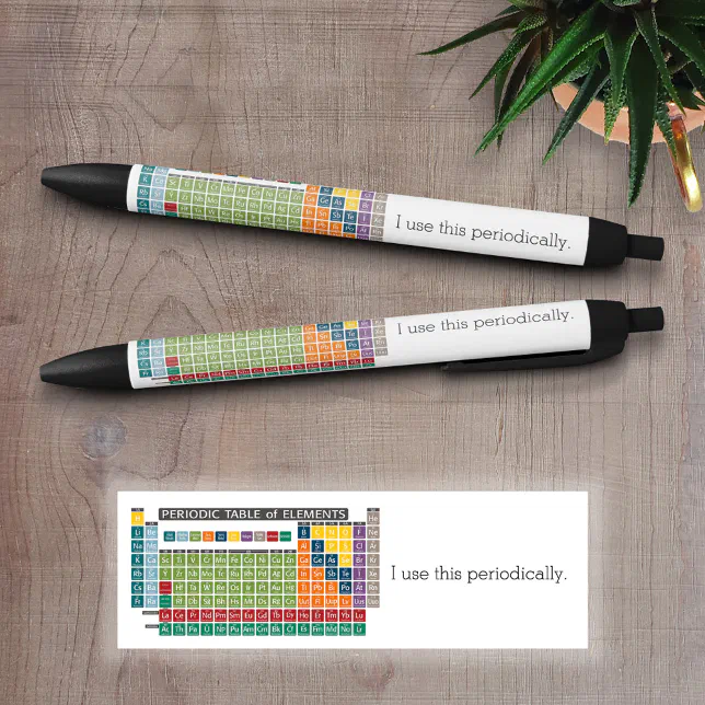 Periodic Table of Elements - Use Periodically Pen | Zazzle