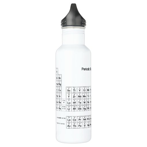 Periodic Table of Elements Water Bottle | Zazzle