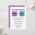Periodic Table of the Elements Invitation | Zazzle