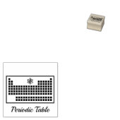 Periodic Table Rubber Stamp | Zazzle