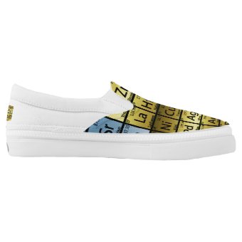 Periodic Table Slip-On Sneakers | Zazzle