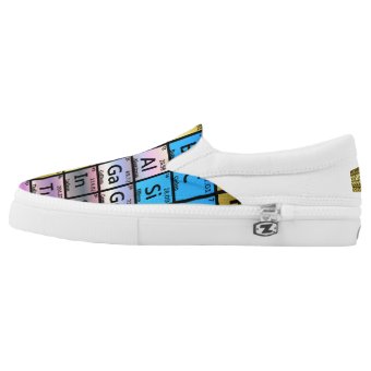 Periodic Table Slip-On Sneakers | Zazzle