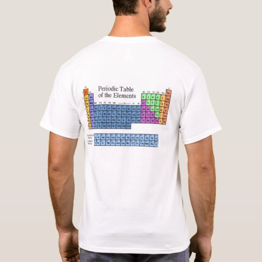 periodic table t-shirt | Zazzle