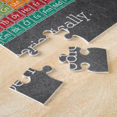 Periodically Periodic Table of Elements Chalkboard Jigsaw Puzzle | Zazzle