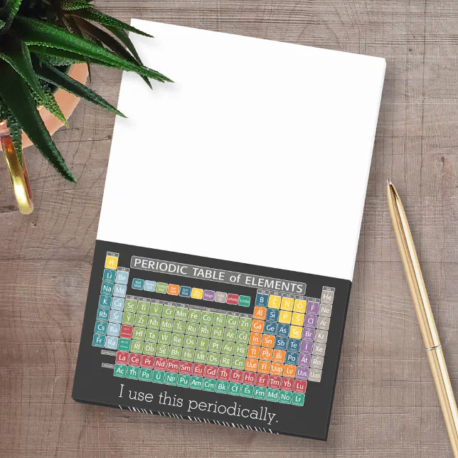 Periodically Periodic Table of Elements Chalkboard Post-it Notes | Zazzle