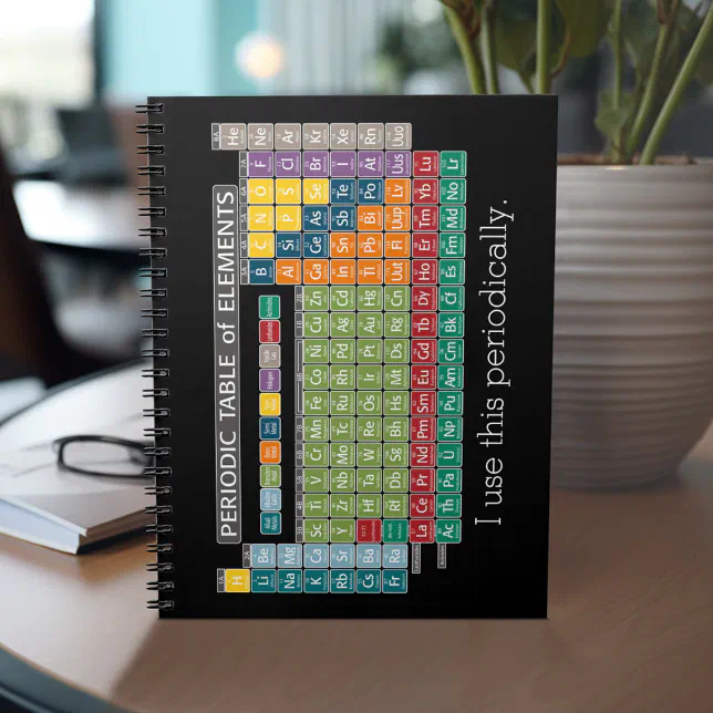 Periodically Periodic Table of Elements - Students Notebook | Zazzle