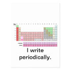 Periodically Periodic Table of Elements Chalkboard Postcard | Zazzle.com