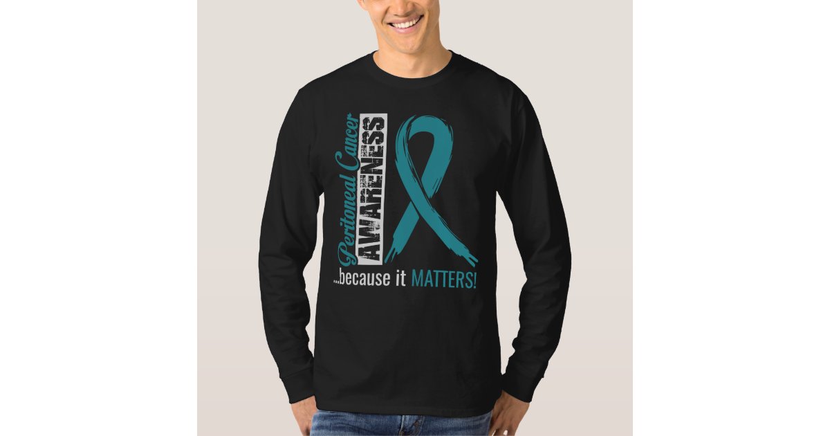 Peritoneal Cancer Awareness T-Shirt Gift Idea | Zazzle