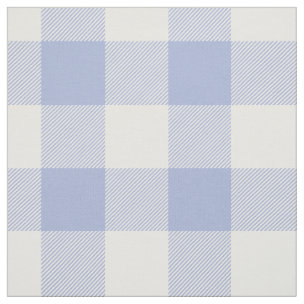Peach Buffalo Check Pattern Fabric | Zazzle.com