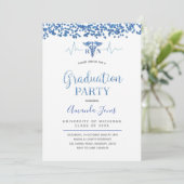 Periwinkle blue Nurse Graduation Party Invitation | Zazzle