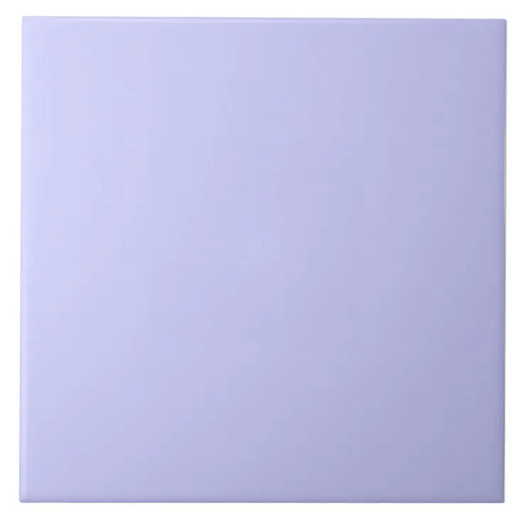Periwinkle color blue-violet ceramic tile | Zazzle