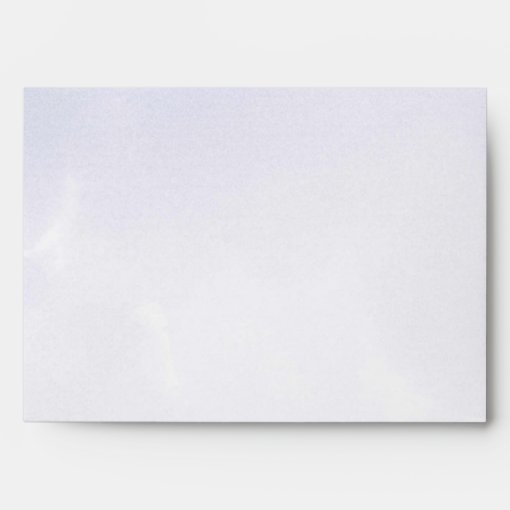 Periwinkle Fuchsia Blush Watercolor Floral Wedding Envelope | Zazzle