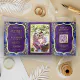 Periwinkle Galaxy Mandala QR Code Indian Wedding Tri-Fold Invitation ...