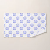 Periwinkle Polka Dots Bath Towel Set | Zazzle