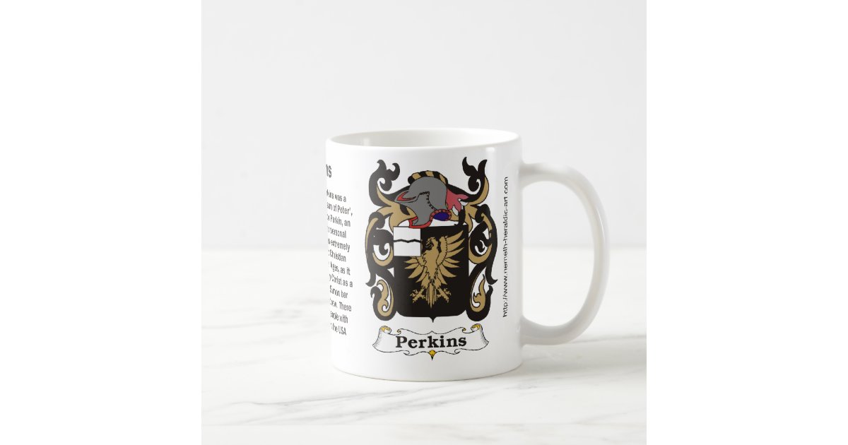 Perkins Family Coat of Arms Mug | Zazzle